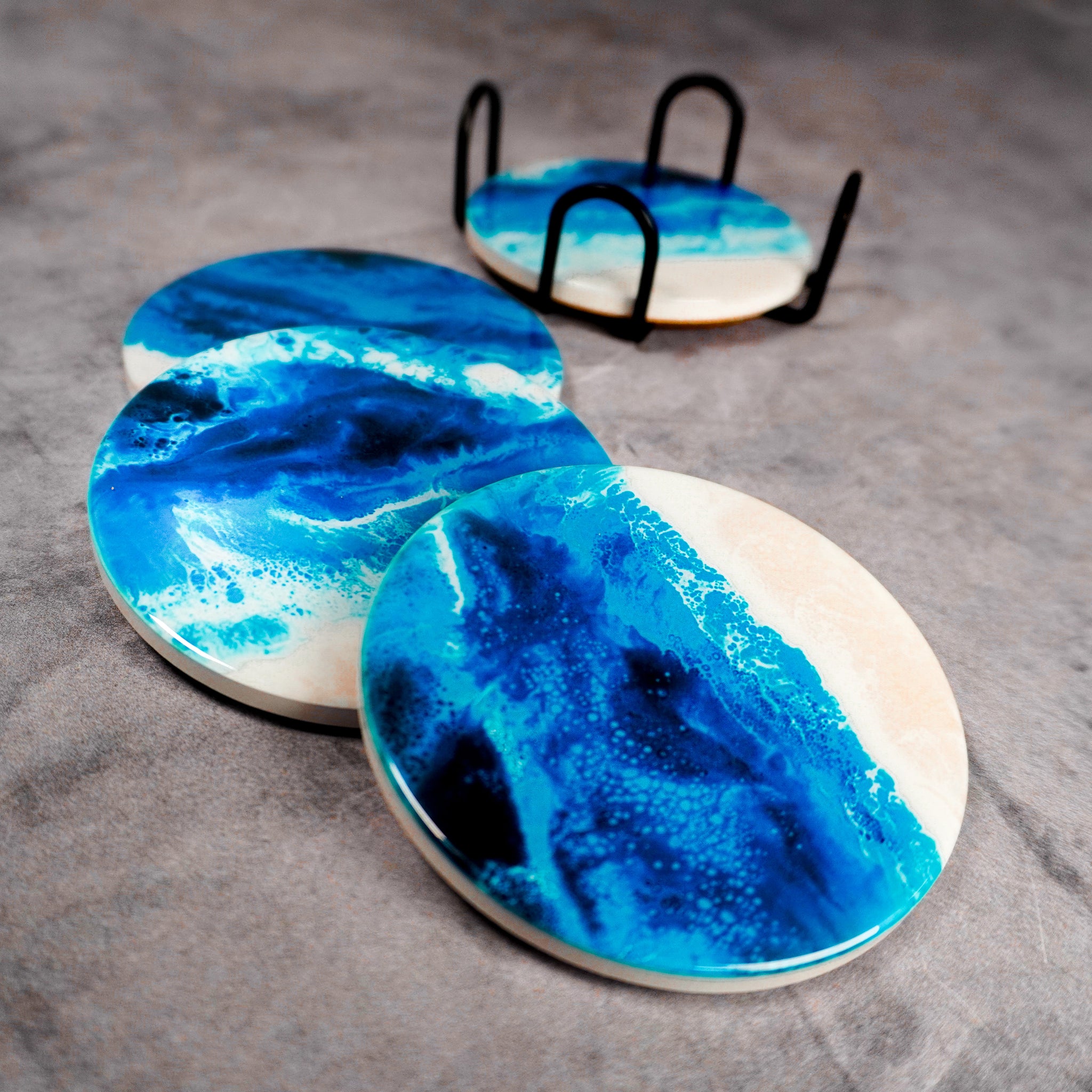Ceramic Resin Coasters (NEW COLORS AVAILABLE!) – Lynn & Liana Designs